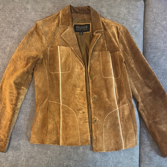 Wilsons Leather | Jackets & Coats | Vintage Wilsons Leather Tan Suede ...